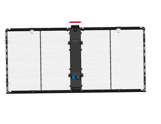 P3.9 - 7.8 Transparent LED Curtain Display Hanging Installation Style