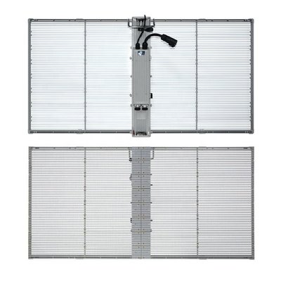Glass Advertising LED Display Screen High Transparency Acrylic Frame Support