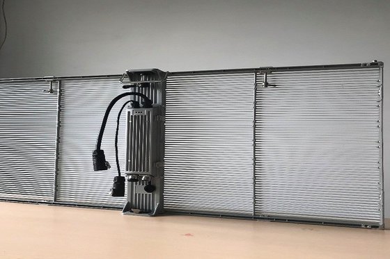 White Or Black LED Curtain Display / Shopping Mall LED Mesh Flexible Curtain Screen