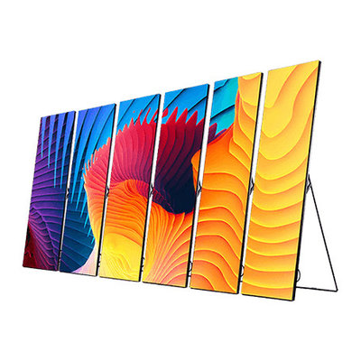 1920 Hz LED Poster Screen 3mm 1200 Nits High Brightness 250 W/Sqm Power