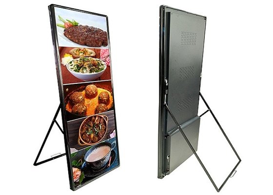 P4 Indoor Poster Led Display Removable Chain Store Products Promotion
