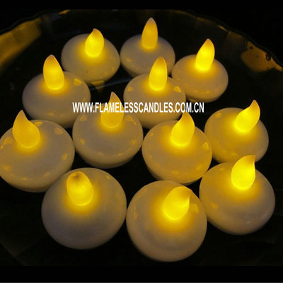 China Battery Operated Romantic Floating Waterproof Tea lights , Submersible LED Tea Lights distributor