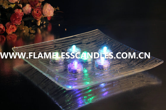 Color Changing Submersible Tealight, Water Proof Tealights, Set Of 6 for sale