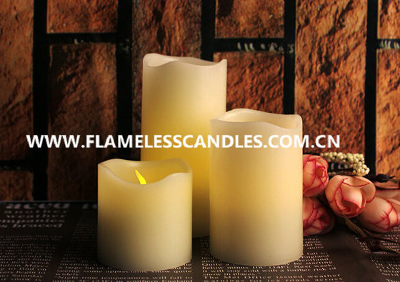 Best Ivory Wax Unscented Amber Flameless Flickering LED Votive Candles for Interior Decoration