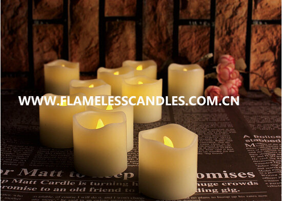 China Moving Flame Flickering Flameless LED Votive Candles for Home Decor / Wedding Gift distributor