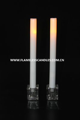 China Melting Wax 11" Flameless Taper Candles – Battery Operated Flickering LED Candle distributor