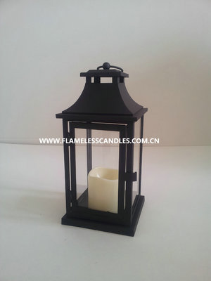 China Wireless Hanging Flickering Candle Lantern Use LED Candles with Timer Function distributor