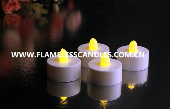 cheap Indoor Outdoor Decorative Flameless LED Tealight Candle with Flickering Candle Flame