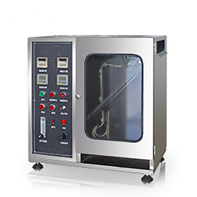 China Resolution 0.01s Textile Flammability Testing Length 165mm Combustion Device supplier