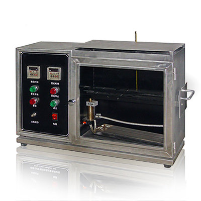 China Inner 9. 5 mm Horizontal Burn Test , HB Textile Testing Machine With 7" LCD supplier