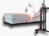 China CFR 1633 Mattress Flame Retardant Tester , 3048 * 3658 * 2438 Fire Resistance Test supplier