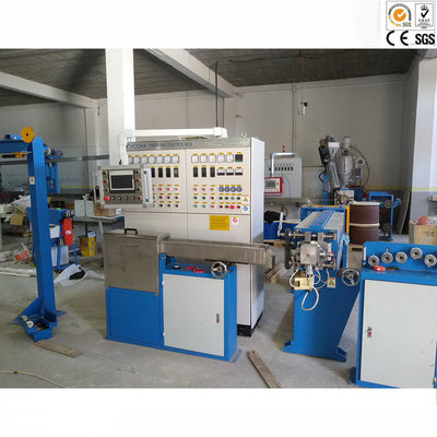 China Precise Electric Wire Extrusion Machine Two Layer Or Color Insulated Cable Co - Extrusion Line supplier