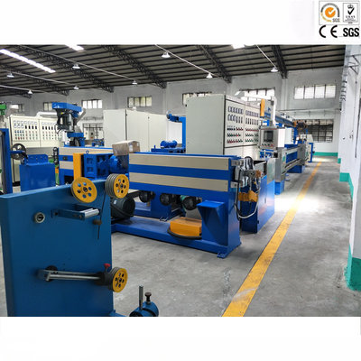 China Electric Copper Wire Cable Extrusion Machine For LDPE / Nylon / Plastic supplier