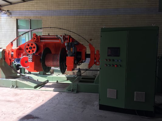 380V 50HZ Copper Wire Twisting Machine , Aluminum Wire Stranding Machine supplier