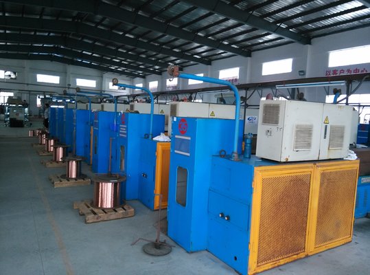 Intermediate Copper Wire Drawing Machine With Annealer , CE ISO supplier