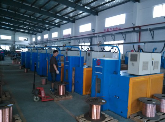 Intermediate Copper Wire Drawing Machine With Annealer , CE ISO supplier