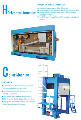 Copper Bar Wire Rod Drawing Machine , Wire Drawing Plant Production Line supplier