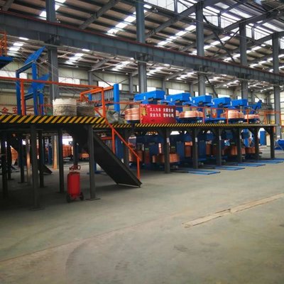 Upwards Continuous Casting Machine For Oxygen Free Copper Rod Wire Drawing supplier
