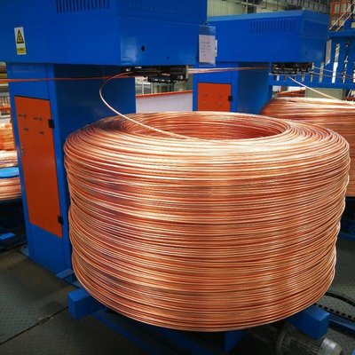 Upwards Continuous Casting Machine For Oxygen Free Copper Rod Wire Drawing supplier