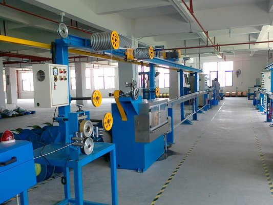 Dual Color Dual Layer Electric Wire Cable Sheathing Machine High Speed Extrusion supplier