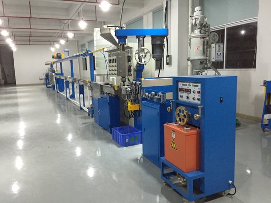 Insulation Wire And Cable Extrusion Machine , Pvc Cable Extruder Machine supplier