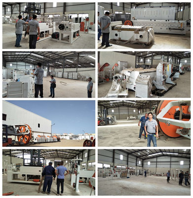 Low Noise Wire Making Machine , Cable Manufacturing Machine For Power Cord supplier