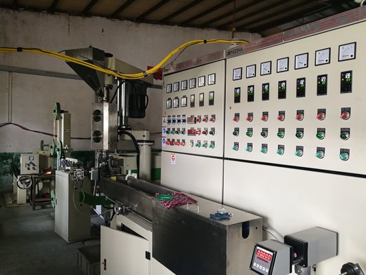 Low Noise Wire Making Machine , Cable Manufacturing Machine For Power Cord supplier
