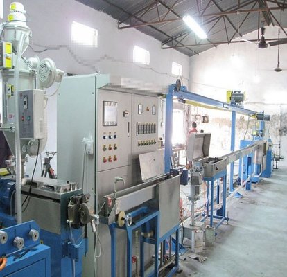 380 Voltage FEP ETFE Wire And Cable Manufacturing Machine For 2 Workers supplier