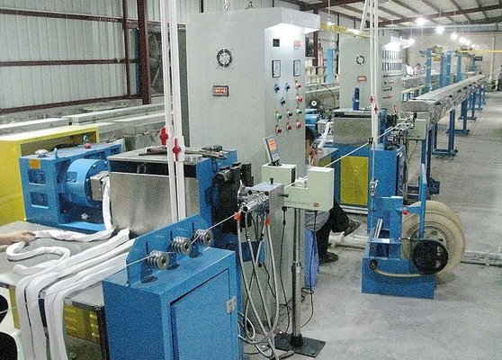 Highly Speed Wire Extrusion Machine Silicone Cables And Wires Production supplier