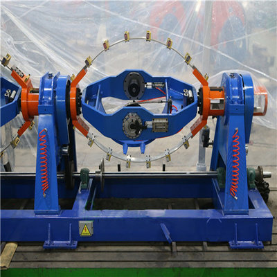 Blue Bow Type Stranding Machine  For Aluminum Copper Steel  And ACSR Wire supplier