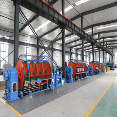 SGS Wire Twisting Machine  ,  Rigid Stranding Machine For Sector / Round Conductor And Pre - Spiral Sector supplier