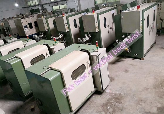 Blue 500mm Pair Wire Twisting Machine With Vertical Back  For CAT5 CAT6 CAT7 supplier