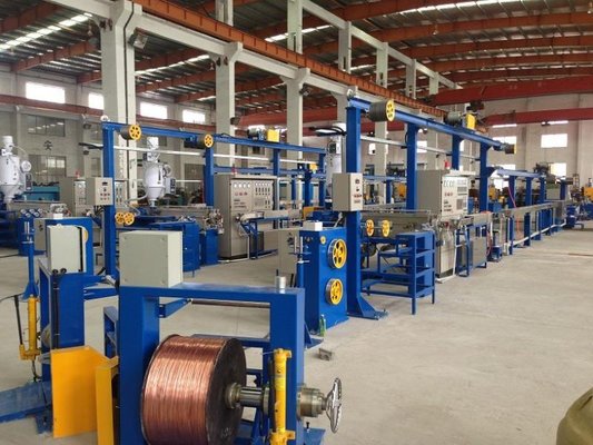 Insulating Low  -  Voltage Building Wire Extrusion Machine /  Power Cable Extruding Machine supplier