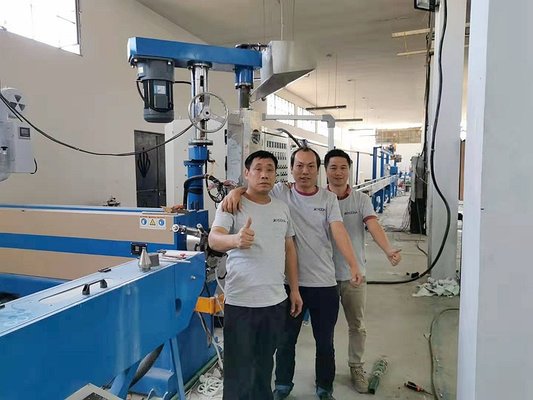 Power Cable Extruder Machine , Customized PLC Control System supplier