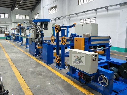 Twin -  Screw 380v Cable Extruder Machine  ,  Power Cable Making Machine supplier