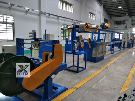 Twin -  Screw 380v Cable Extruder Machine  ,  Power Cable Making Machine supplier
