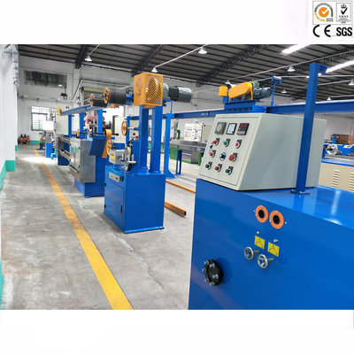 Electric Copper Wire Cable Extrusion Machine For LDPE / Nylon / Plastic supplier