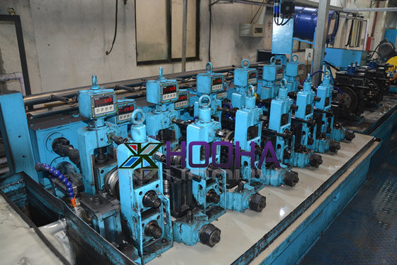 Siemens PLC Control Carbon Steel Tube Making Machine HH32 Tube Mill With Round Tube O.D. 8-32mm supplier