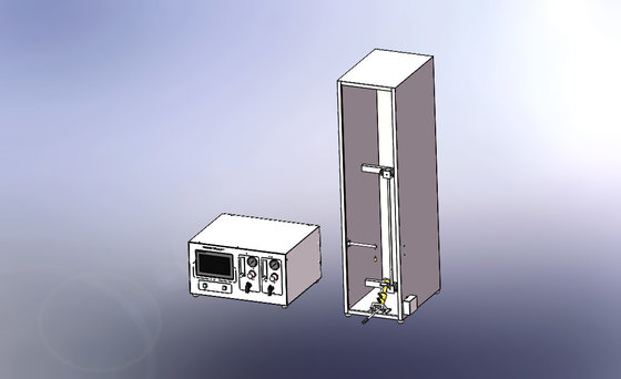 Carbon Steel Combustion Testing Equipment , Flame Test Chamber For Single Wire Tilt