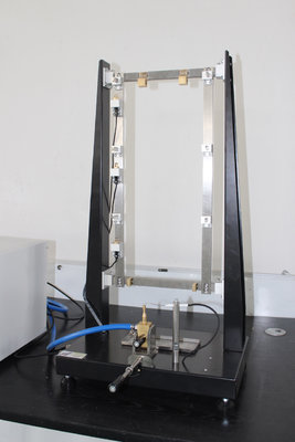 Flame Test Equipment For Automobile Wire , Black / White Flammability Test Apparatus