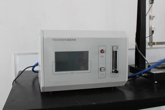 Flame Test Equipment For Automobile Wire , Black / White Flammability Test Apparatus
