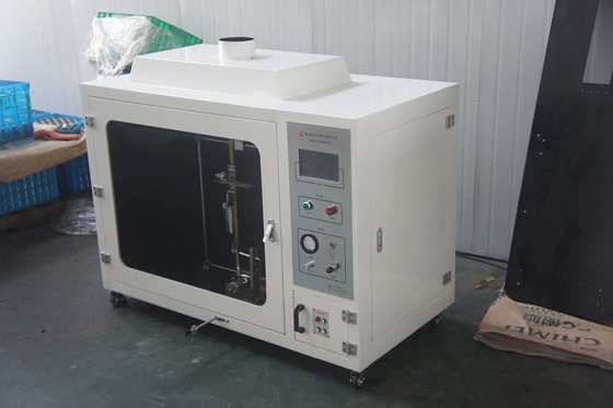 Custom Made White Horizontal Flammability Tester For Accordance Cable