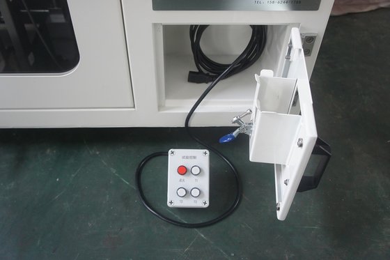Custom Made White Horizontal Flammability Tester For Accordance Cable