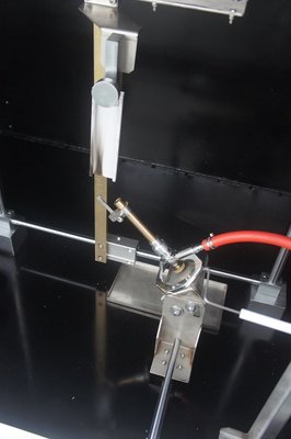 Custom Made White Horizontal Flammability Tester For Accordance Cable