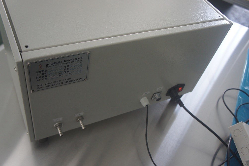 AC 220V Horizontal Flammability Tester For Car Interior Sheet Metal Fabrication Process