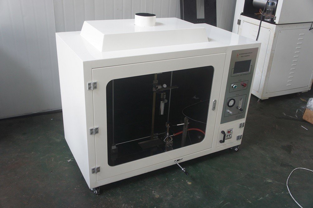 Computerized Vertical Combustion Testing Equipment With 50w Burner