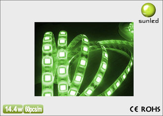 Waterproof 14.4W / m Flexible Led Strip Lights SMD 5050 , 60PCS/M