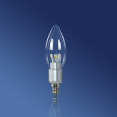 3W 2800K - 6500K E12 Dimmable 5630 Led Candle Light Bulbs for Jewelry, atmosphere lighting
