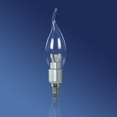 3W 2800K - 6500K E12 Dimmable 5630 Led Candle Light Bulbs for Jewelry, atmosphere lighting