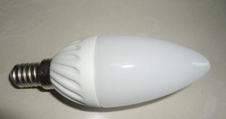 E14 3W 3000K, 4000k, 5000k 270lm - 300lm Dimmable Led Candle Light Bulbs for hotel